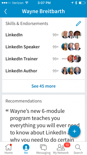 Linkedin Mobile