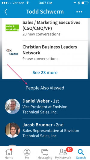 Linkedin Mobile
